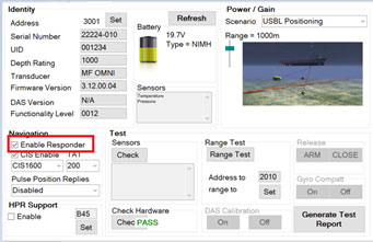 How to set up Responder Mode - Sonardyne