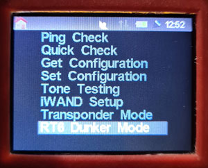 Why isn't serial communication available using the iWand in RT 6 Dunker Mode? - Sonardyne